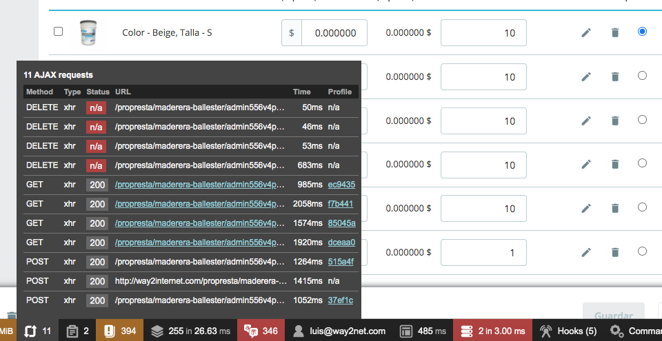 I can't delete product combinations · Issue #27104 · PrestaShop/PrestaShop · GitHub