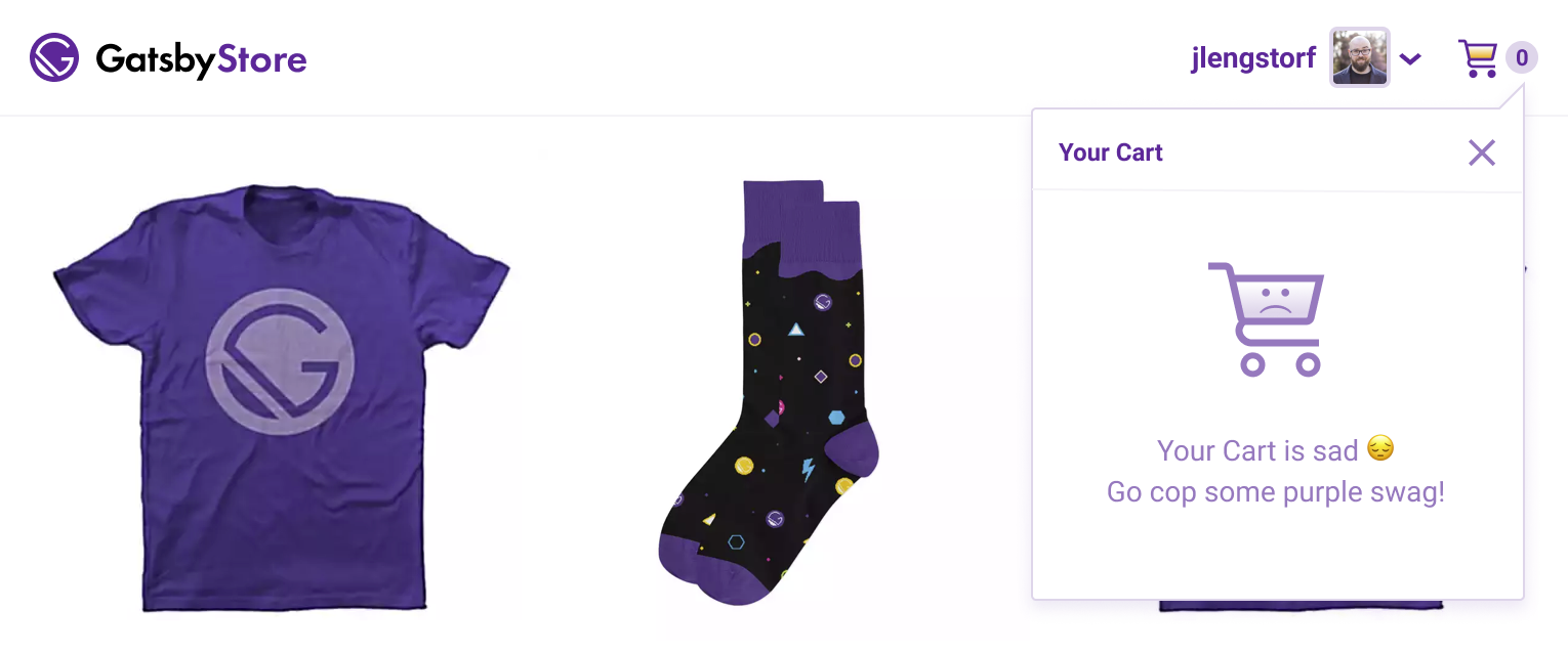 Update cart component · Issue #73 · gatsbyjs/store.gatsbyjs.org · GitHub