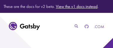 [www][v1] Link to next.gatsbyjs.org · Issue #6276 · gatsbyjs/gatsby · GitHub