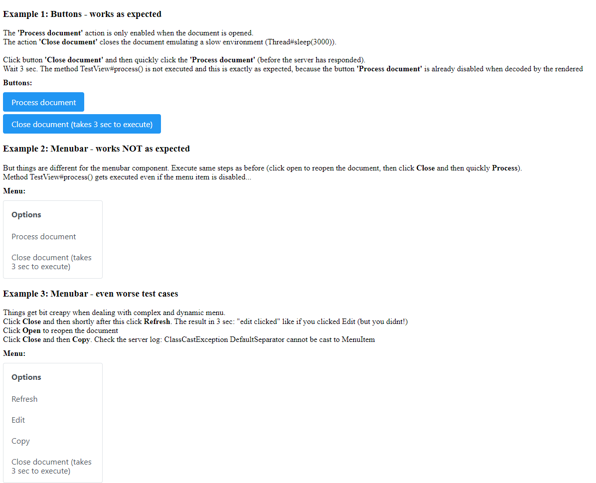 Menubar/menu: might execute wrong (not clicked) items · Issue #8443 · primefaces/primefaces · GitHub