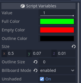 Removing health from left/right side? · Issue #1 · night-glider/Godot-healthbar3D · GitHub