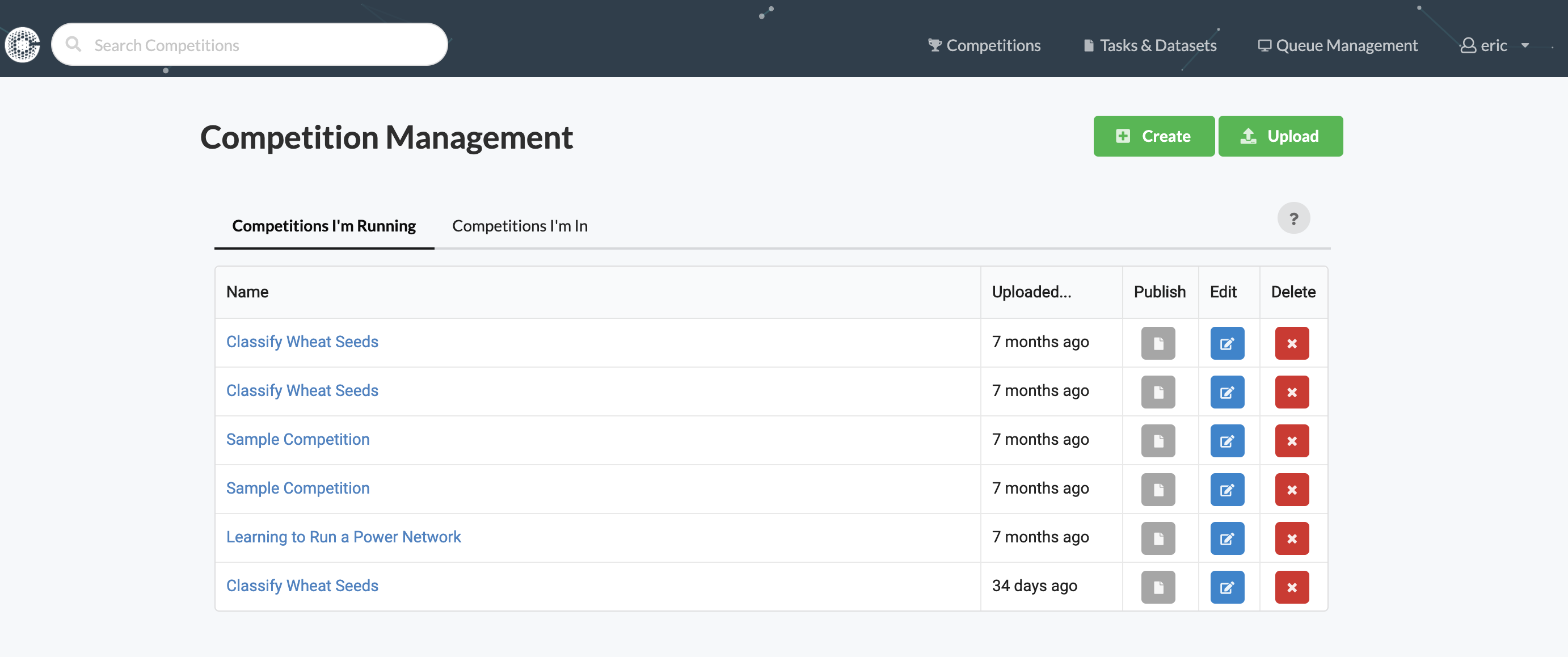 Support "benchmark" competition type + filtering · Issue #431 · codalab/codabench · GitHub