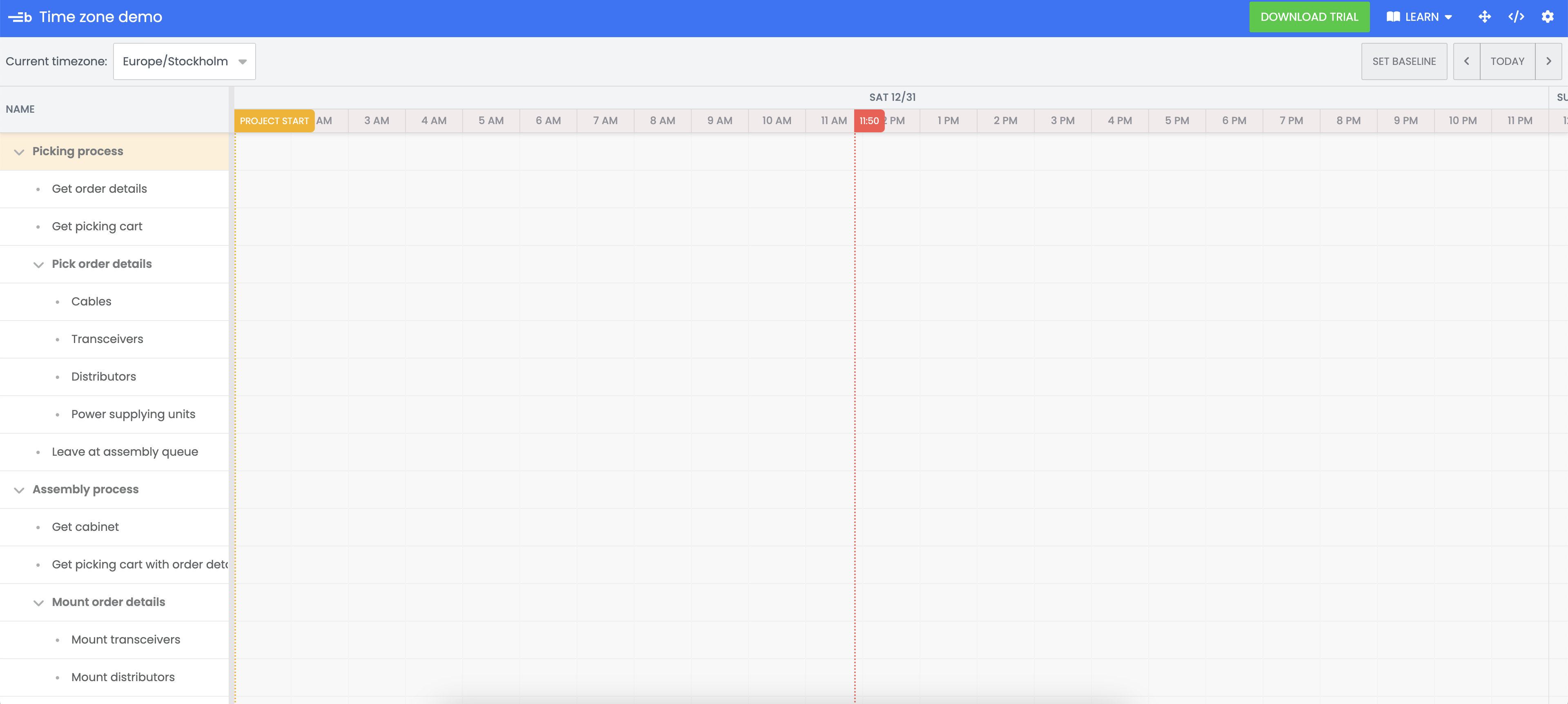 Time zone demo missing scheduled tasks · Issue #5858 · bryntum/support · GitHub