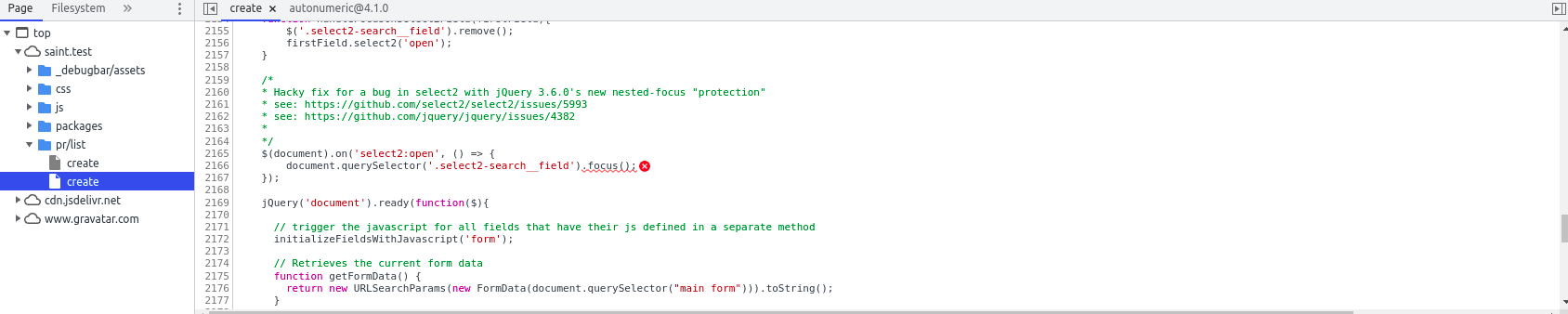 Javascript error when focusing on repeatable · Issue #4605 · Laravel ...