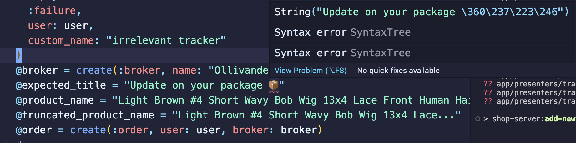 Issue when handling emojis · Issue #1494 · Shopify/ruby-lsp · GitHub Issue when handling emojis · Issue #1494 · Shopify/ruby-lsp · GitHub