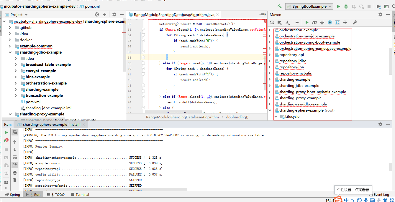 你们的example根本构建不起来啊 · Issue #153 · apache/shardingsphere-example · GitHub