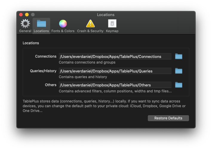 List of connections just dissapeared · Issue #83 · TablePlus/TablePlus · GitHub