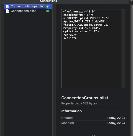 List of connections just dissapeared · Issue #83 · TablePlus/TablePlus · GitHub