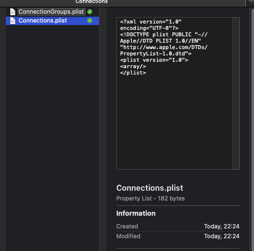 List of connections just dissapeared · Issue #83 · TablePlus/TablePlus · GitHub