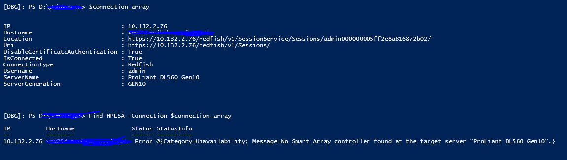 No SmartArray controller found, using E208i · Issue #55 · HewlettPackard/PowerShell-ProLiant-SDK ...