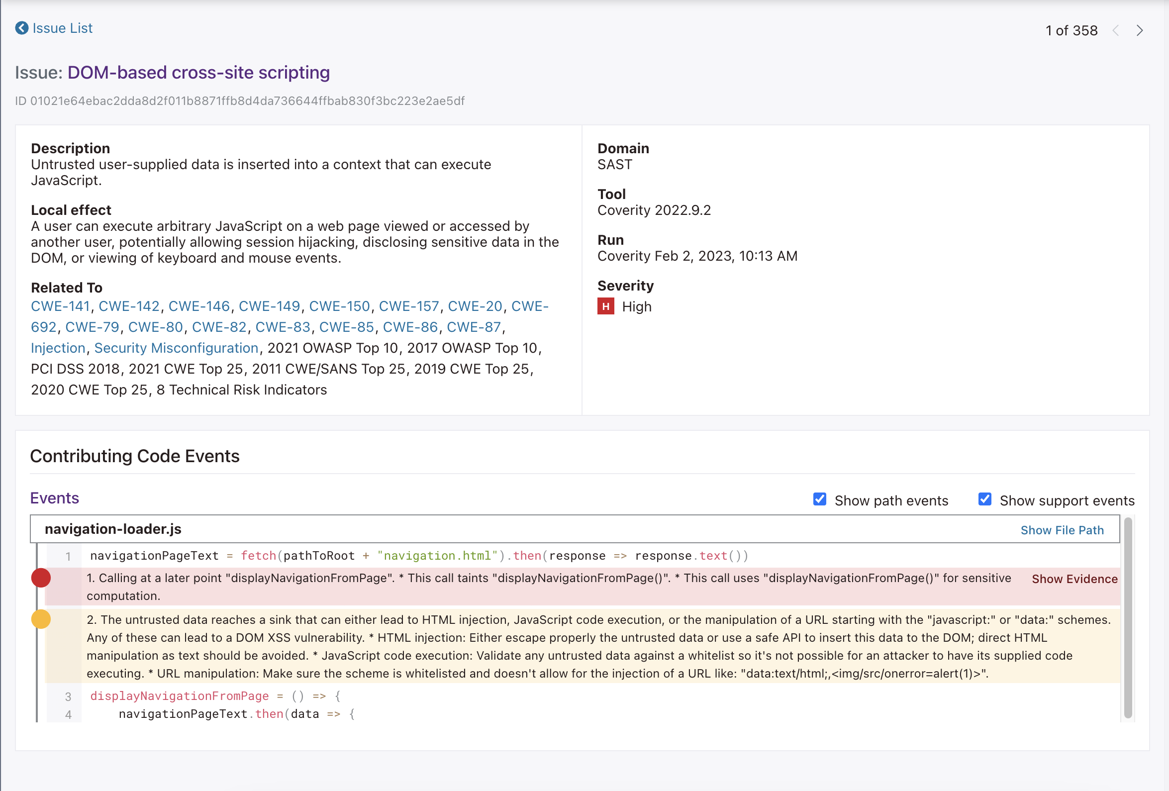 DOM-based cross-site scripting issue in 'navigation-loader.js' · Issue ... DOM-based cross-site scripting issue in 'navigation-loader.js' · Issue ...