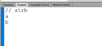 Tracing a string containing "\r" does not match Flash output · Issue ...