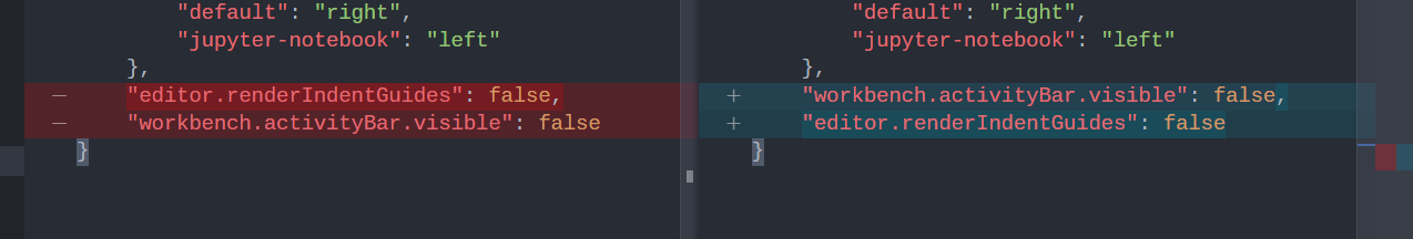 Settings Sync conflict bc of order difference · Issue #131971 · microsoft/vscode · GitHub