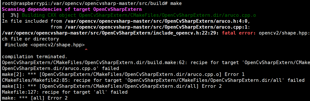 Running error reporting under Linux arm32 system · Issue #667 · shimat ...