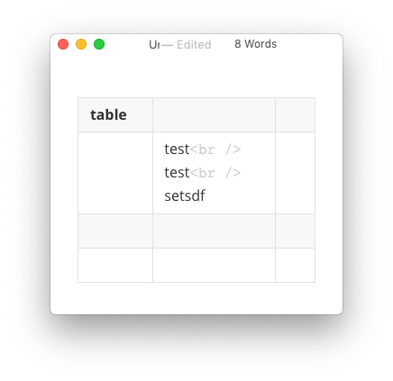 line breaks behaves weird in table cells · Issue #2281 · typora/typora-issues · GitHub