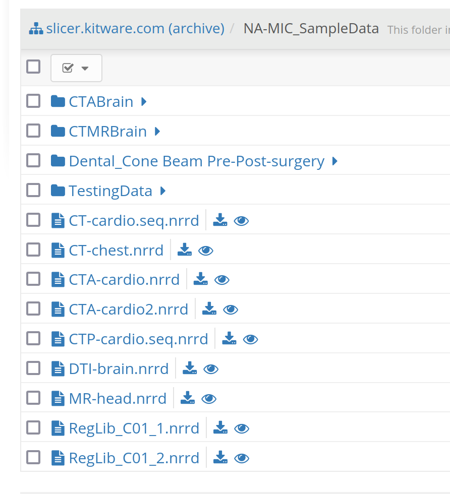 Re-home data organized in `NA-MIC/Public/SampleData` · Issue #5796 · Slicer/Slicer · GitHub