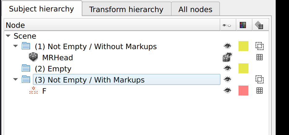 Toggling Empty Markups Folder Visibility Makes It Disappear · Issue 6596 · Slicerslicer · Github 