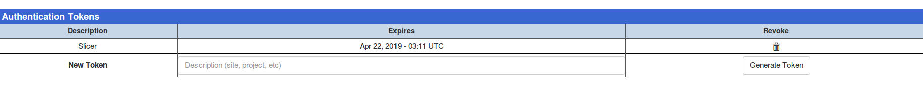 Autentication Tokens section not visible by default · Issue #744 · Kitware/CDash · GitHub