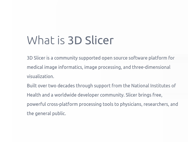 Updated landing page: Fix "What is Slicer" section · Issue #21 · Slicer ...