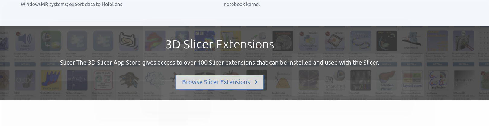 Updated landing page: Fix "Slicer Extensions" section · Issue #22 · Slicer/slicer.org · GitHub