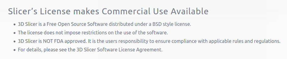 Commercial Use: Improve styling · Issue #33 · Slicer/slicer.org · GitHub
