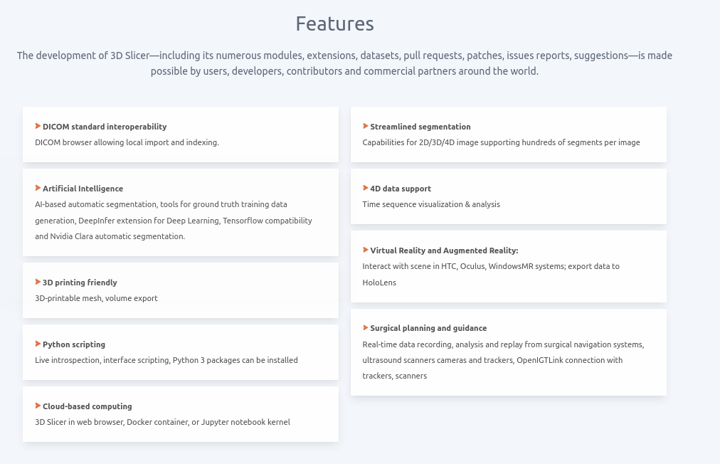 Improve "Slicer Features" section · Issue #19 · Slicer/slicer.org · GitHub