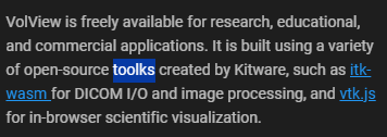 Typo in Volview's documentation · Issue #405 · Kitware/VolView · GitHub