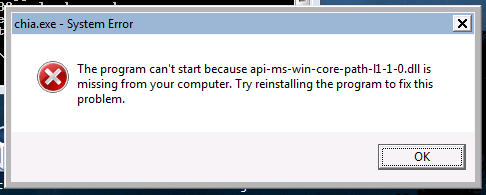 Windows 7 v1.2.0 -"api-ms-win-core-path-l1-1-0.dll is missing from your computer" · Issue #7246 ...