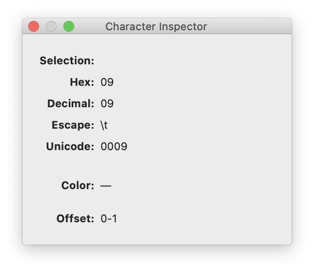 Tab character is displayed with 'A' in BBEdit · Issue #183 · microsoft/cascadia-code · GitHub