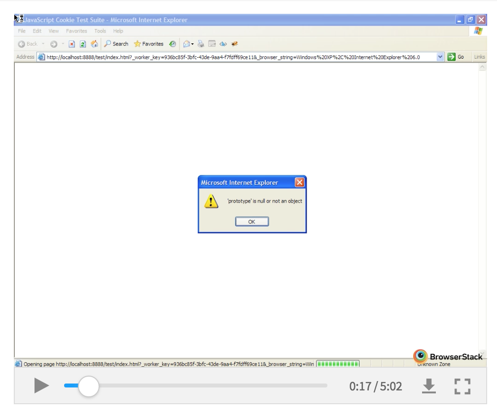 BrowserStack migration by carhartl · Pull Request #409 · js-cookie/js-cookie · GitHub