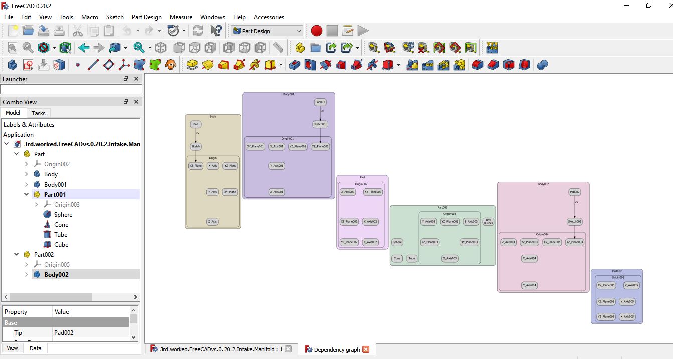 'Part' - 'Body' not properly associated in Dependency Graph · Issue #8139 · FreeCAD/FreeCAD · GitHub