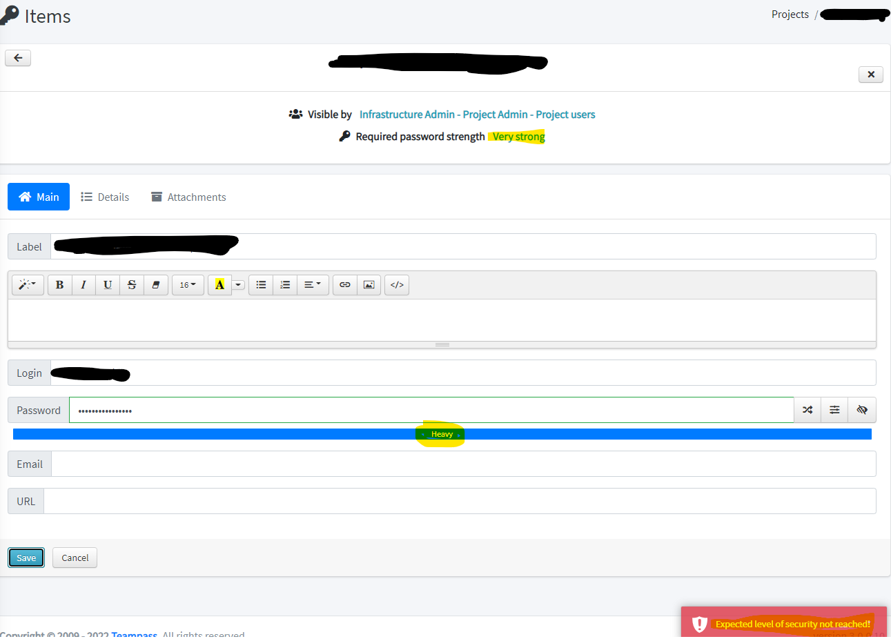 Password strength not accepted by server on item save · Issue #3051 · nilsteampassnet/TeamPass ...