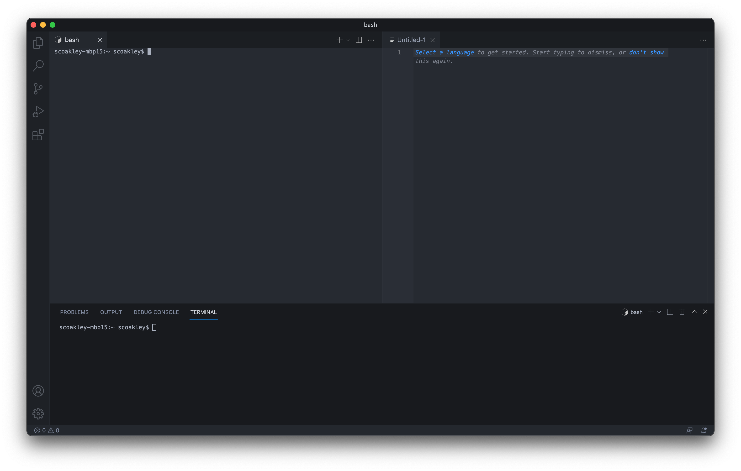 Terminal doesn't take editor background color into account · Issue ...