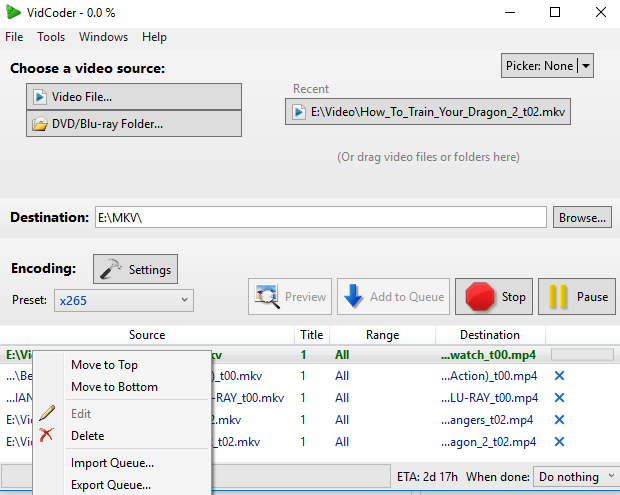 Queue Redesign · Issue #1087 · HandBrake/HandBrake · GitHub