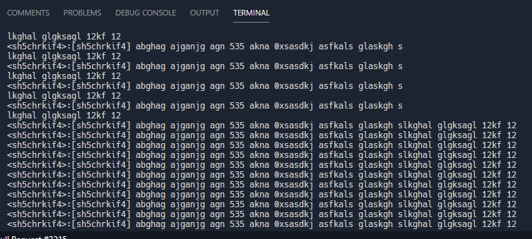 Formatting issue in terminal · Issue #108274 · microsoft/vscode · GitHub