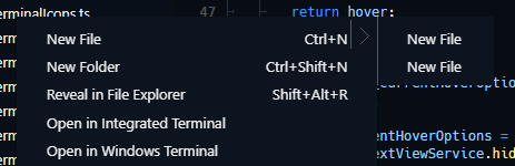 Integrate new custom editor file into explorer · Issue #114958 ...