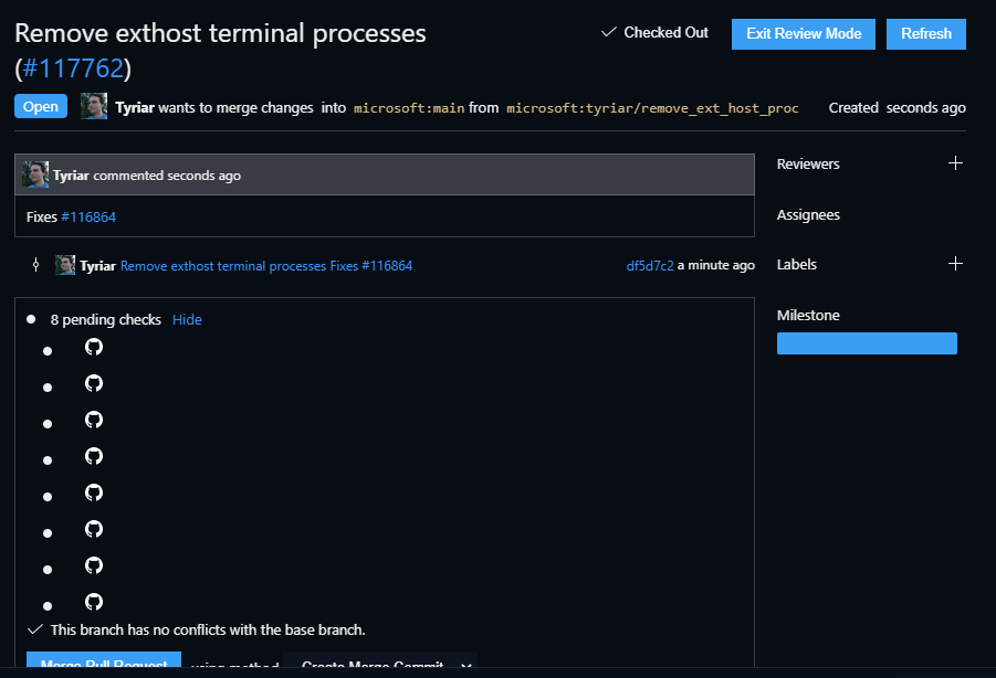 Milestone Label Not Being Filled · Issue 2536 · Microsoftvscode Pull Request Github · Github 