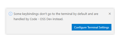 Improve wording on "some keybindings are dispatched to the workbench by default" notification ...