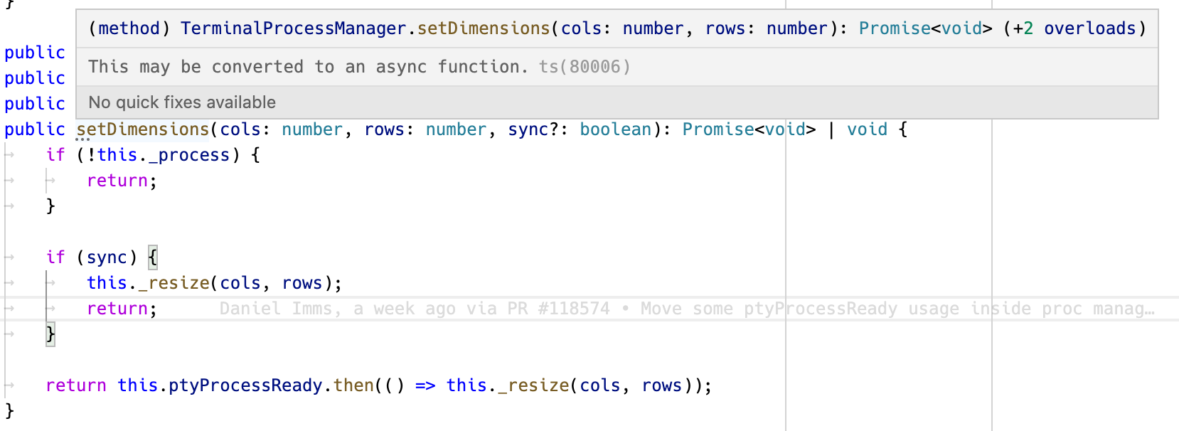 Ts Should Not Suggest Converting To Async Function If Void Is Explicitly Returned · Issue 43316