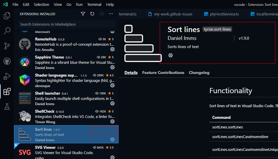 Installing CLI doesn't fetch extension information · Issue #119626 · microsoft/vscode · GitHub