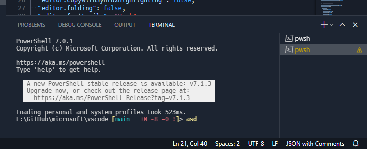 Terminal: Terminals list should not appear by default · Issue #121601 ...
