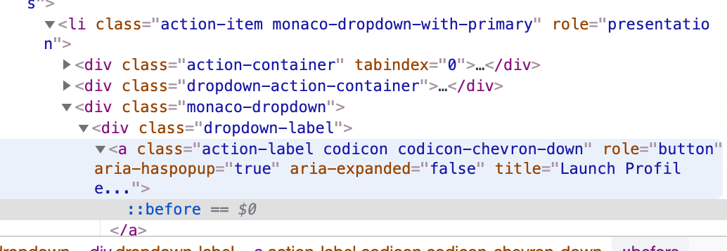 Terminal dropdown button becomes large when editing workspace settings · Issue #123145 ...