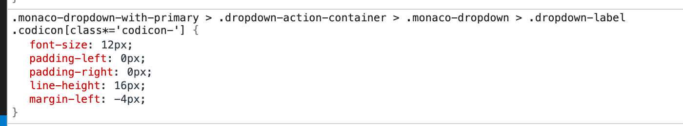 Terminal dropdown button becomes large when editing workspace settings · Issue #123145 ...