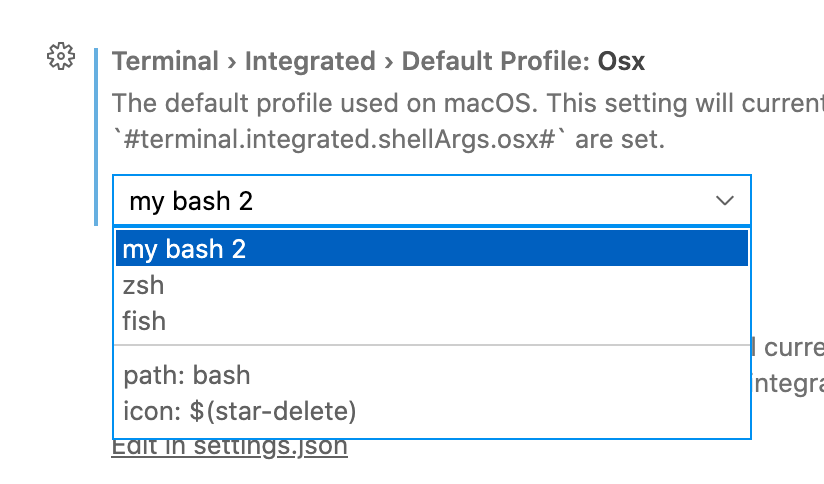 Icons aren't rendered in settings UI markdownEnumDescription · Issue ...