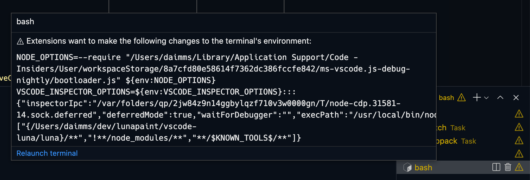 Terminal Tabs Dont Use Native Tool Tip · Issue 125042 · Microsoft