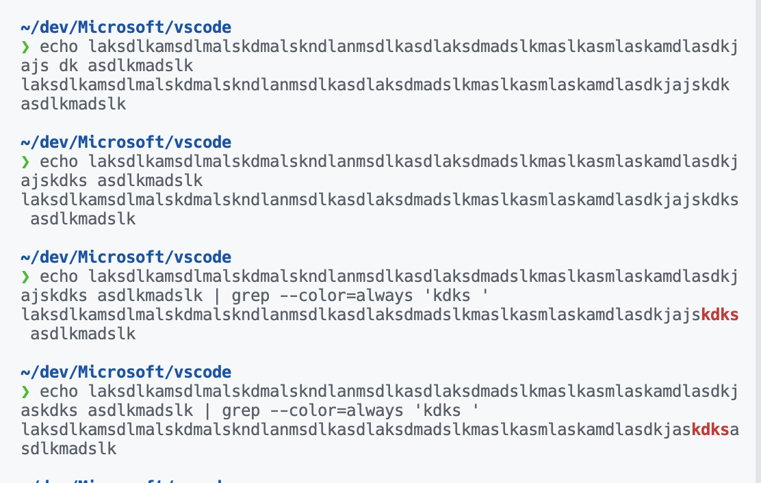 color codes cause spaces to be lost at terminal edge · Issue #125605 ...