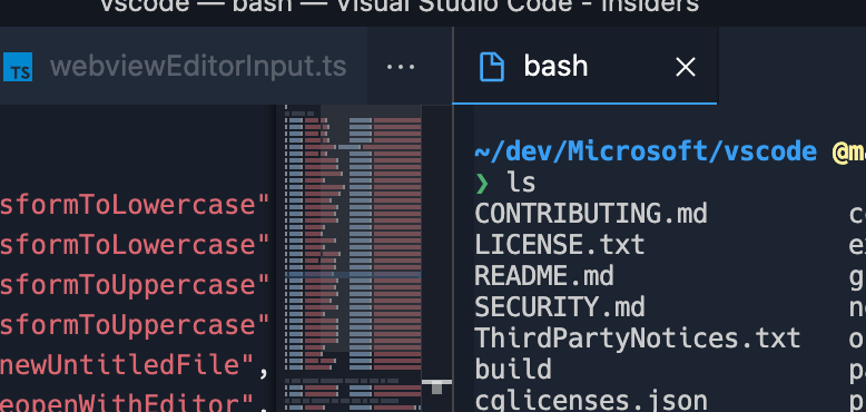 Terminal editors inherit panel background color · Issue #126473 ...