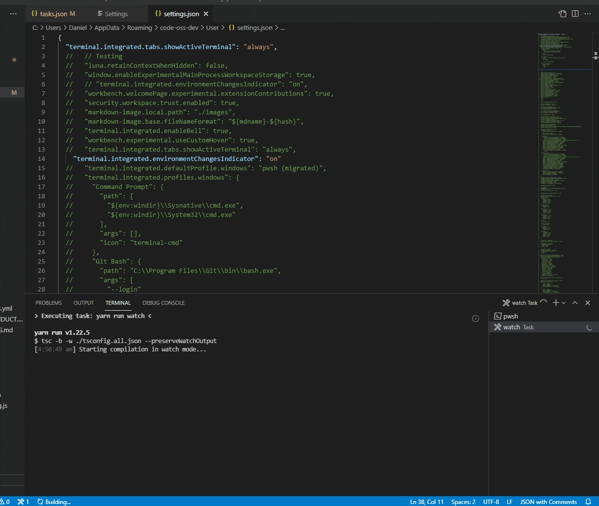 Dragging first terminal to editor group doesn't update inline tab · Issue #126818 · microsoft ...