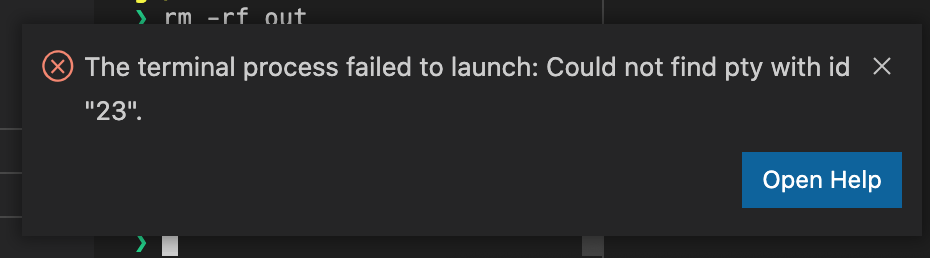 Terminal editors: Close tab without notification when restore fails ...