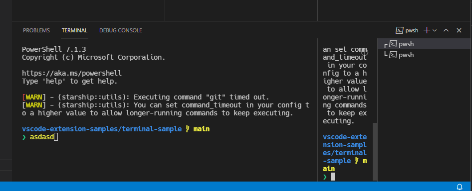 Splitting first terminal after reload is sometimes really narrow · Issue #127671 · microsoft ...